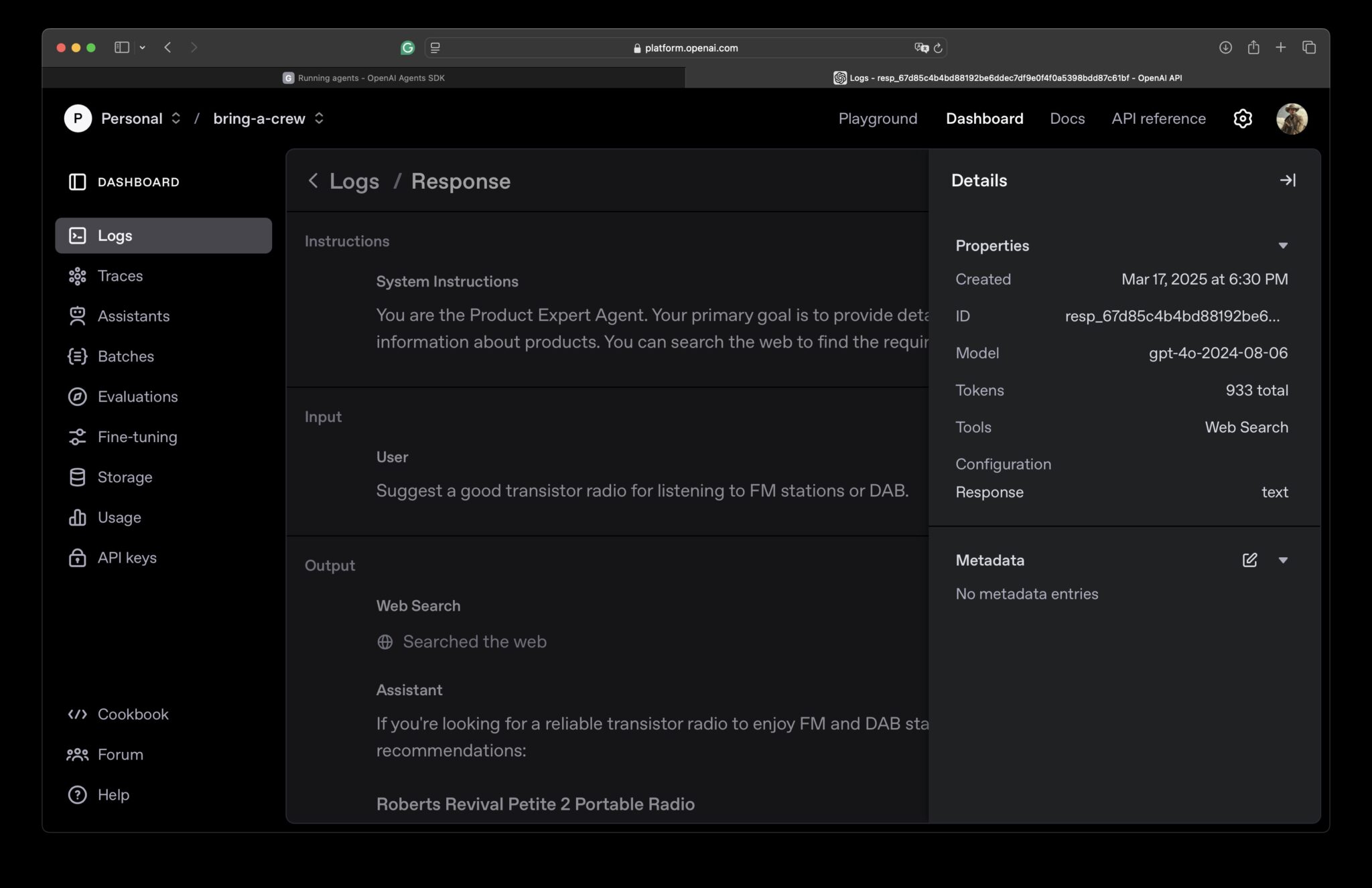 Create a multi-agent system with OpenAI Agent SDK - Luminis